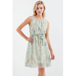 Minikleid mit Bindeband und Schleifendetail