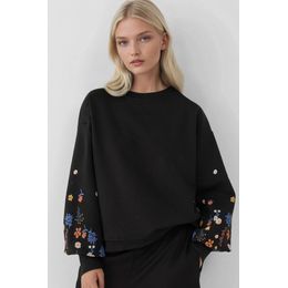 Bedruckter Langarmcrewneck-Sweatshirt