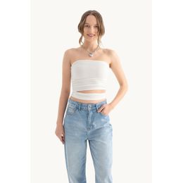 Tragerloses Cut-Out-Bandeau-Top