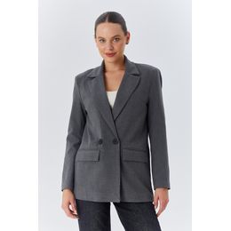 Langarm-Blazer mit Kn&ouml;pfen