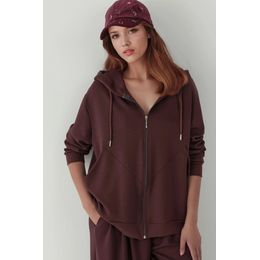 Weicher Touch Vollzip Hoodie Sweatshirt
