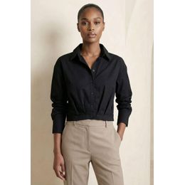 L&auml;ssiges Button-Up Crop-Shirt