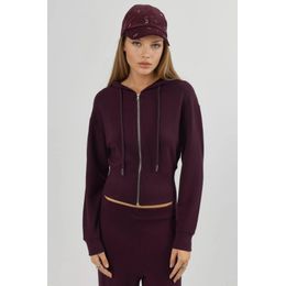Hoodie mit Rei&szlig;verschluss und langen &Auml;rmeln