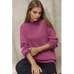 Dicker Strickpullover mit Rundhalsausschnitt