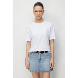 &Uuml;bergr&ouml;&szlig;e Rippstrick Rundhalsausschnitt T-Shirt