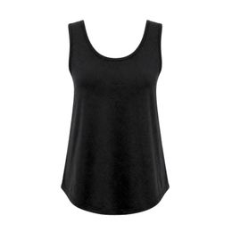 L&auml;ssiges U-Ausschnitt Baumwollmix Tanktop