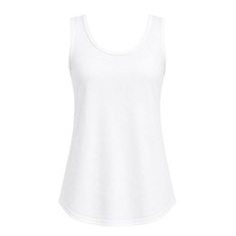 L&auml;ssiges U-Hals Baumwollmischung Tanktop