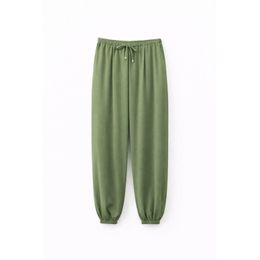 Strukturierte lange Joggerhosen mit Kordelzug und Taschen