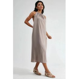 Halterneck-Midi-Kleid