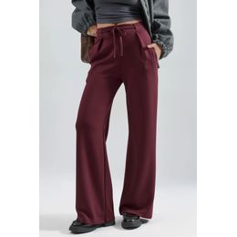 Modal Touch Plissee Palazzo-Hose