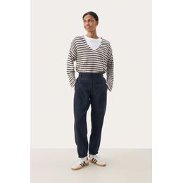 PART TWO Casual Hose Contemporary fit After Midnight blue
