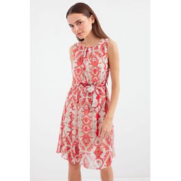 Mini-Kleid mit Bindeband und Schleifendetail