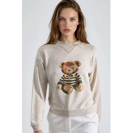Bedruckter Basic-Sweatshirt