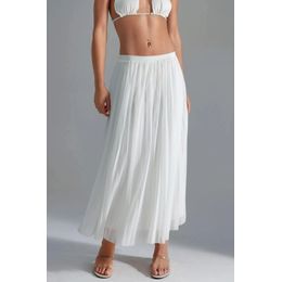 Mid-Waist T&uuml;ll Maxirock