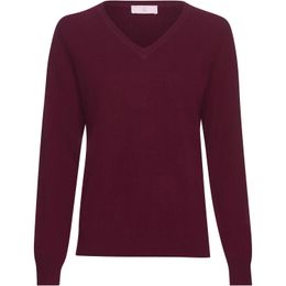 Brigitte von Sch&ouml;nfels Brigitte von Sch&ouml;nfels Kaschmir V-Pullover Beere (Gr&ouml;&szlig;e: 42)