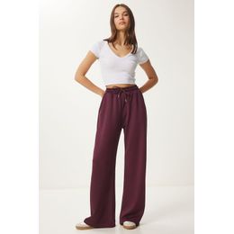 Hosen mit weitem Bein und Kordelzug