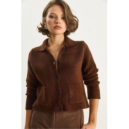 Strickjacke mit Taschen
