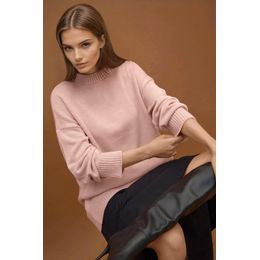Dicker Strick-Pullover mit Rundhalsausschnitt