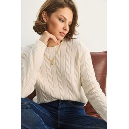 Pullover mit Haarzopf-Muster