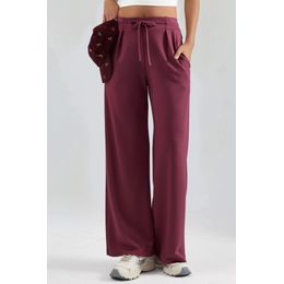 Modal Touch Pliss&eacute; Palazzo-Hose