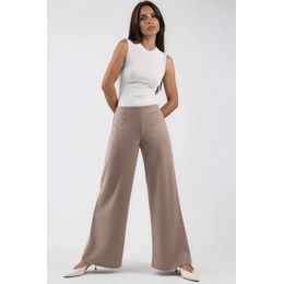 Hochtaillierte Weite Hose