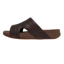 fitflop Fit Flop - "Freeway" Badesandale f&uuml;r Herren, Leder (Braun)