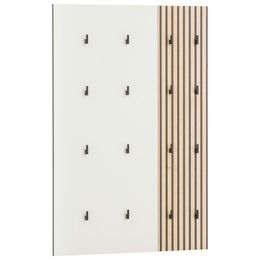 Mid.you Garderobenpaneel, Beige, Eiche, Holzwerkstoff, 73.5x109x2.6 cm, Aufh&auml;ngem&ouml;glichkeit, Garderobe, Garderobenpaneele, Garderobenpaneele