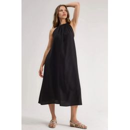 Halter-Nacken Midi-Kleid