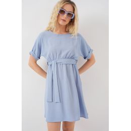 Mini-Kleid mit Schleifenbindeband