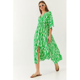 Gemustertes Maxikleid