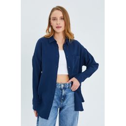 Oversize-Shirt mit Taschendetail