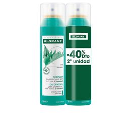 Klorane A La Netiga Talgregulierendes Trockenshampoo F&uuml;r Fettiges Haar, Packung 2 X 150 ml
