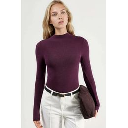 Lang&auml;rmlige Slim-Fit Bluse