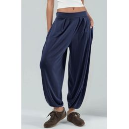 Faltige Salwar-Hosen