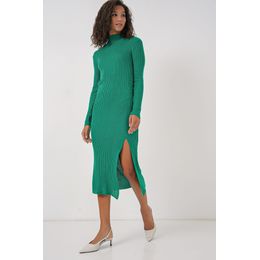 Strickkleid mit Rundhalsausschnitt