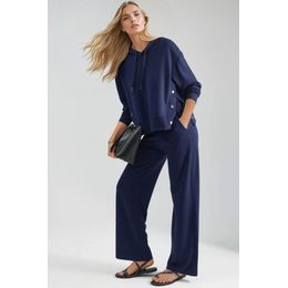 Modal Touch Kapuzen-Hohe Taille Weit Bein Zweiteiliges Set