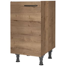 Nobilia Sp&uuml;lenunterschrank Structura Eiche dunkel