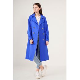 Doppelreihiger langer Trenchcoat