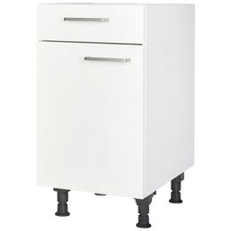 Nobilia Schubkastenunterschrank Touch Wei&szlig;