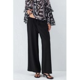 Weite Hosen mit elastischem Bund und Taschen
