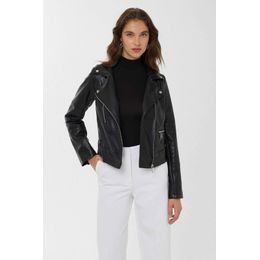 Kunstleder Bikerjacke