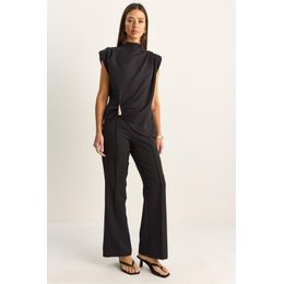 Hochtailliertes Flared-Leg Co-Ord-Set