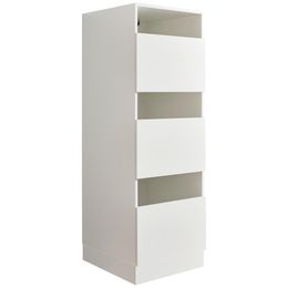 W&auml;scheschrank, Wei&szlig;, Holzwerkstoff, 2 F&auml;cher, 50x162x67.5 cm, Waschk&uuml;che, W&auml;scheschrank