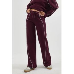 Kontrastbesatz weit geschnittene Sweatpants mit Kordelzug