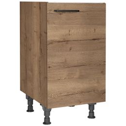 Nobilia Sp&uuml;lenunterschrank Structura Eiche dunkel