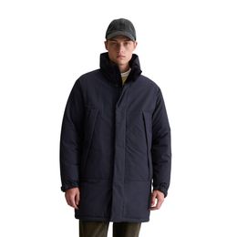 Marc O'Polo Kurzmantel MARC O'POLO DENIM "wasserabweisend mit leichter Wattierung", Herren, Gr. XL, blau depths, Obermaterial: 60% Baumwolle, 40% Polyamid. F&uuml;llung: 100% Polyester. Futter: 100% Polyester, unifarben, regular fit, elastischer Bund, M&auml;ntel Kurzmantel