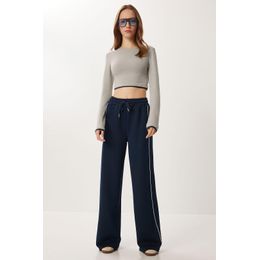 Regul&auml;re Passform Baumwoll-Strick-Sweatpants