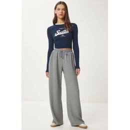 Weite Bequeme Sweatpants mit Kordelzug