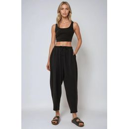 Elastische Taillenhose mit bequemer Passform