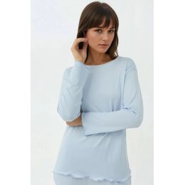 Gem&uuml;tliches Relaxed Fit Langarm-Pijama-Set